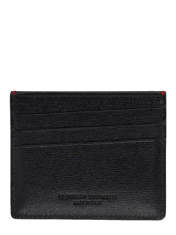 Brunello Cucinelli Portacarte In Pelle - Black