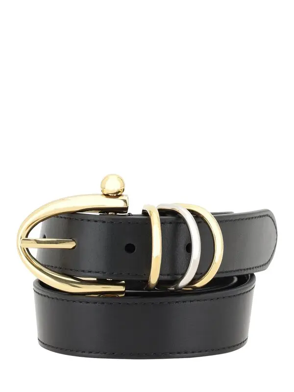 Chloé Leather Bracelet Belt - Black