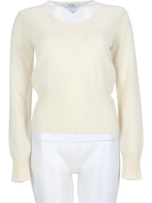 Max Mara Maglia Vetta - White