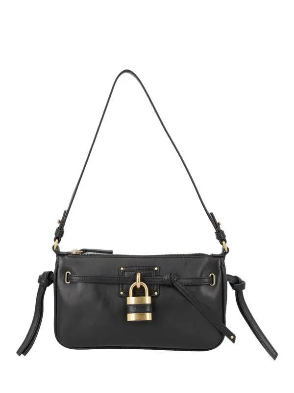 Chloé Pochette Mini Paddington Sling Con Tracolla - Black
