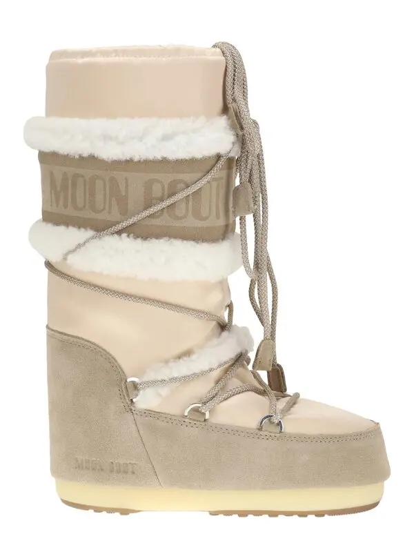 Moon Boot Icon Pearly Plus Snow Boots - Cream