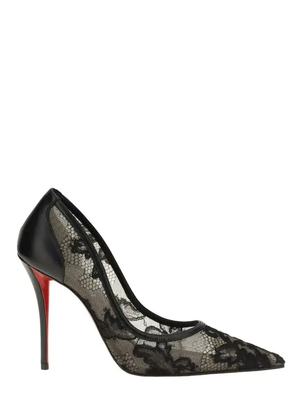 CHRISTIAN LOUBOUTIN Miss Z Lace Pumps - Black