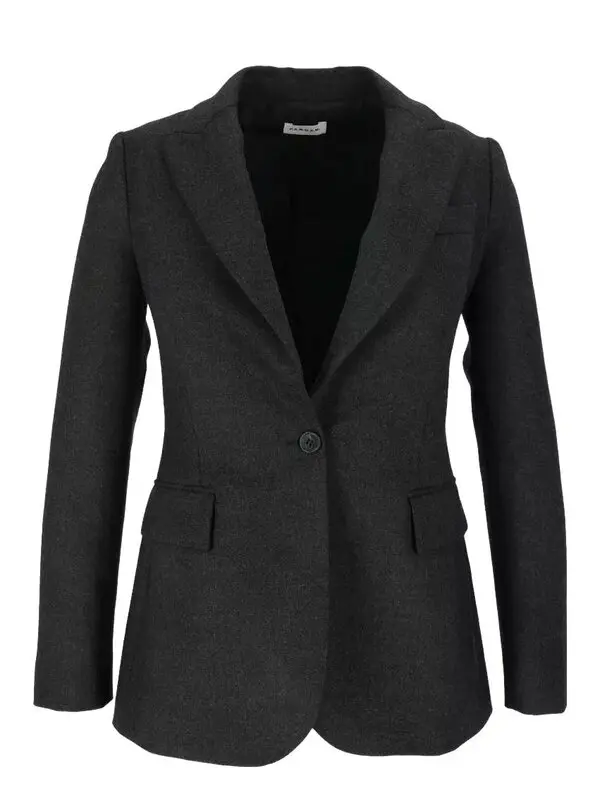 P.a.r.o.s.h Single-breasted Notched-lapels Blazer - Grey