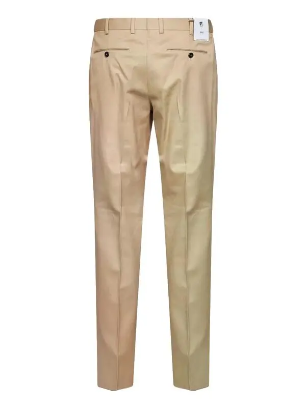 PT TORINO Pleated Tailored Trousers - Neutrals