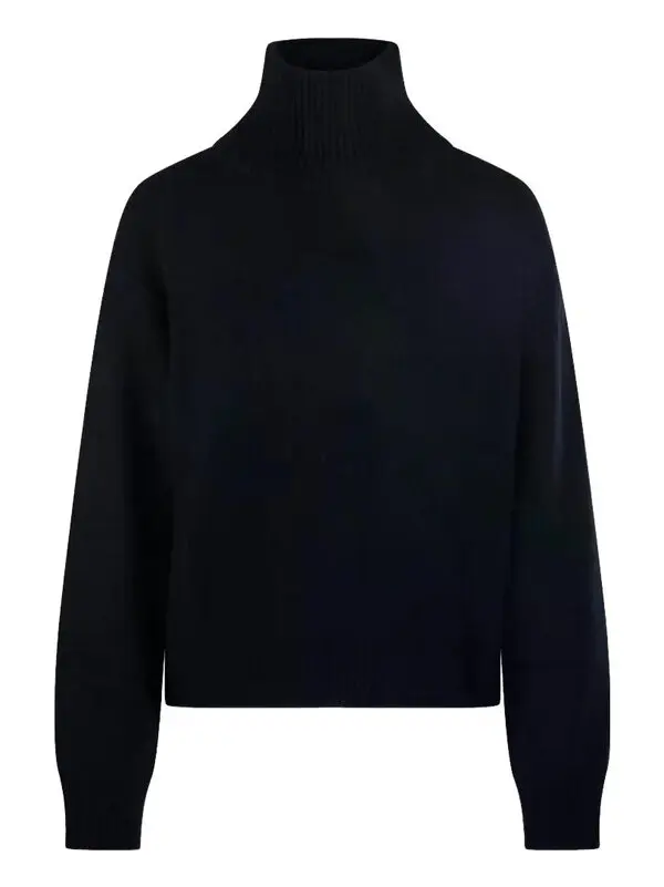 LISA YANG Cut-out Roll-neck Sweater - Black