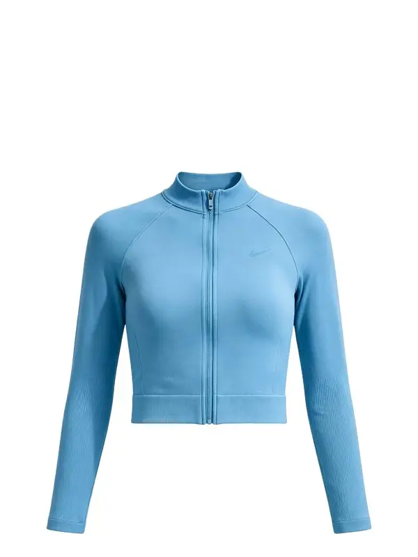 Nike Pro Full-zip Training Top - Work Blue