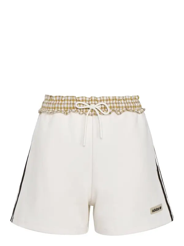 Adidas Plaid Short - Cloud White