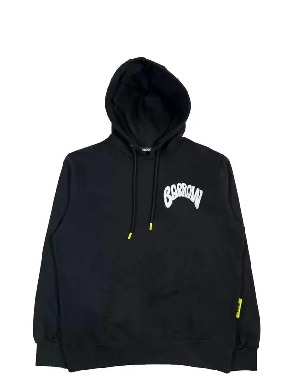 BARROW Graphic-print Hoodie - Black
