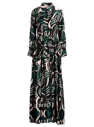 CONNOR & BLAKE Maxi Dress Size Viscose - Dark Green