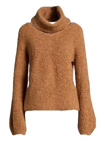Liviana Conti Sweater Size Alpaca Wool, Polyamide - Camel