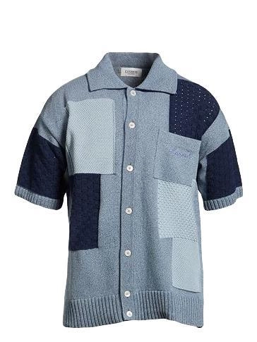 LANEUS Cardigan Size Cotton - Blue