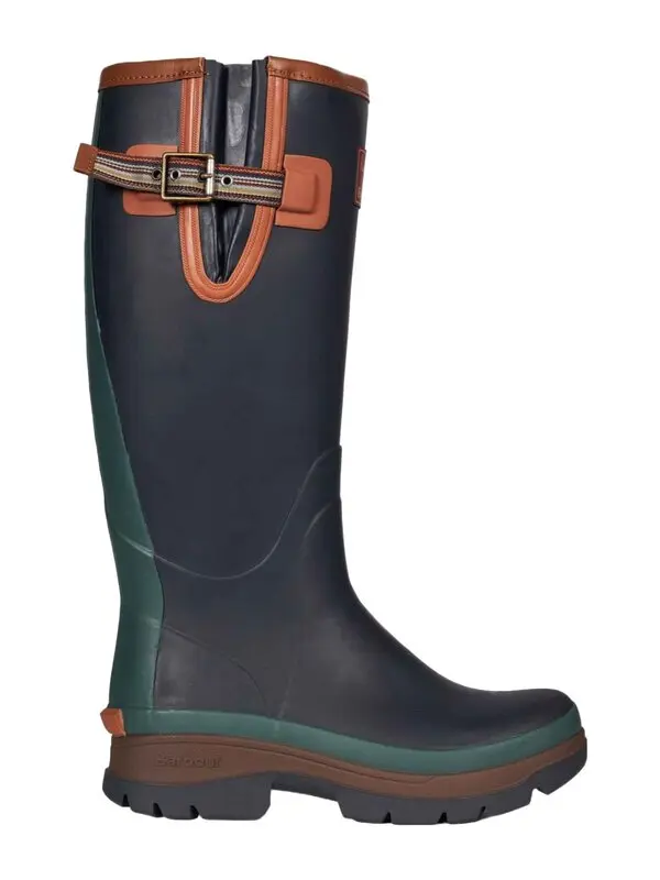 Barbour X Paul Smith Tall Welly Boots - Navy