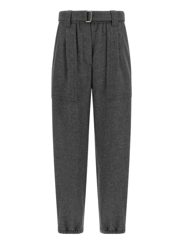 Brunello Cucinelli Loose Cargo' Pants - Grey