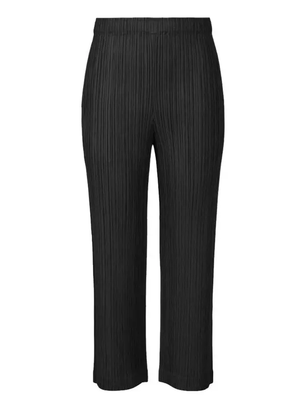 Issey Miyake Pliss Elasticated Trousers - Black
