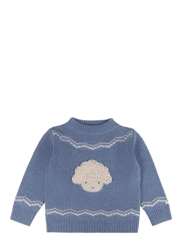 DONSJE AMSTERDAM Selwyn Merino Wool Sweater | Lammy - Blue