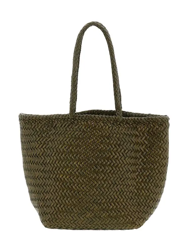 Dragon Diffusion Borsa Grace Basket Small - Verde