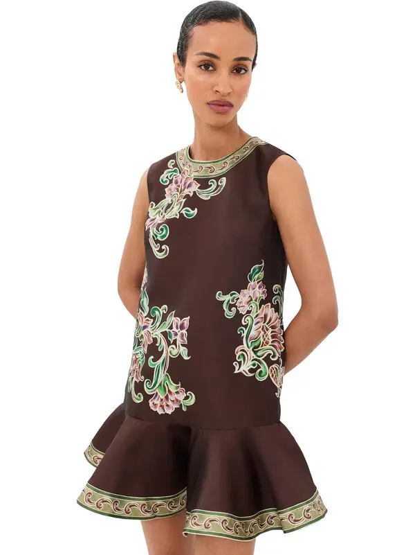 ALEMAIS Josie Mini Dress - Plum