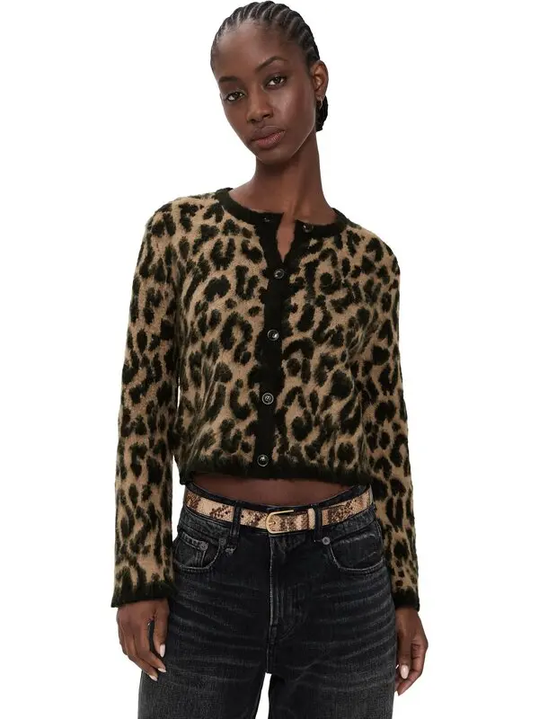CINTA THE LABEL The Estee Knit Cardigan - Leopard