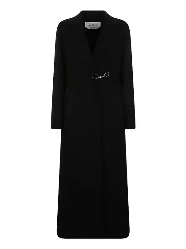 Gabriela Hearst Hook-fastening Notched-lapel Coat - Black