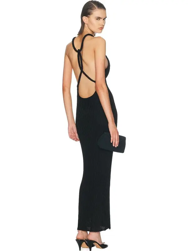 Christopher Esber Nyx Knit Dress - Black