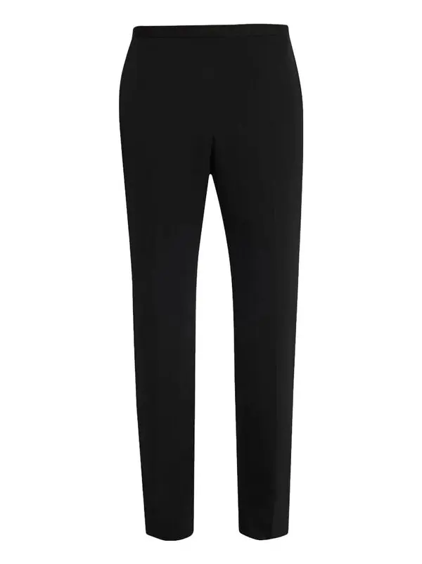 THE ROW Cyril Wool Slim-leg Pants - Black