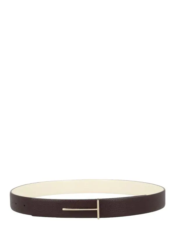 TOM FORD Cintura Con Fibbia T - Brown