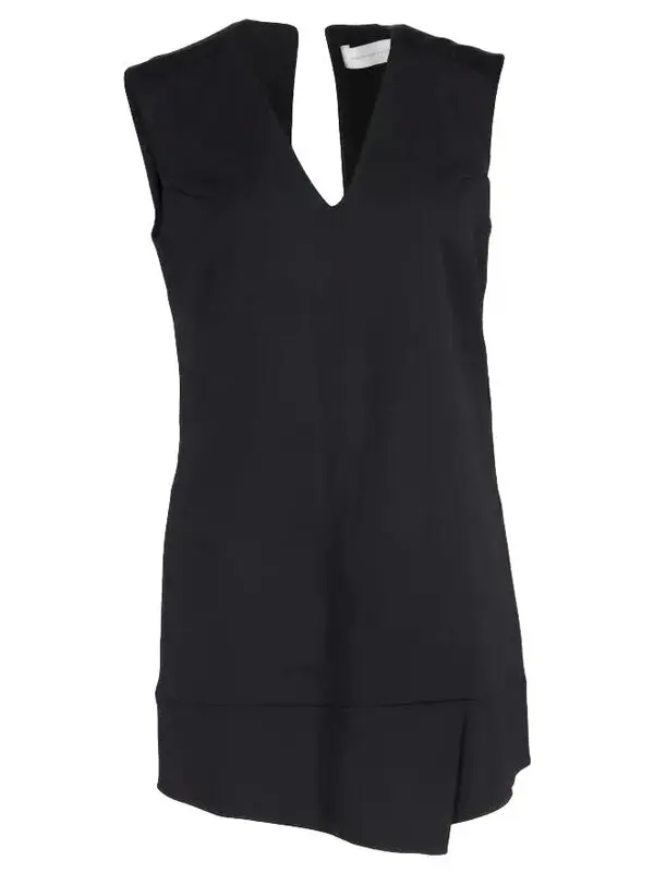 Victoria Beckham V-neck Mini Dress - Black