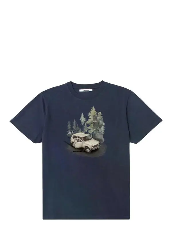 EDMMOND STUDIOS Graphic-print T-shirt - Blue
