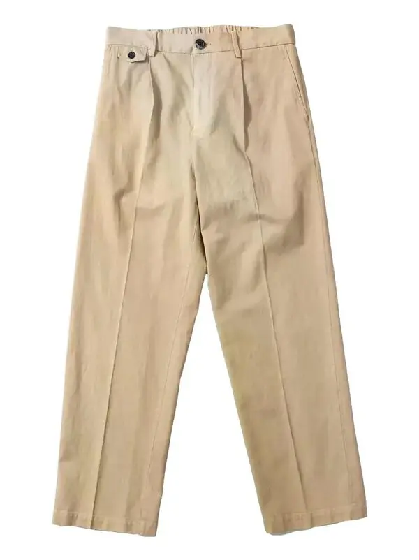 EDMMOND STUDIOS Pleated-detail Elasticated-waist Trousers - Neutrals