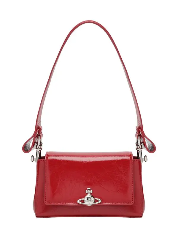 VIVIENNE WESTWOOD Hazel Small Leather Bag - Red
