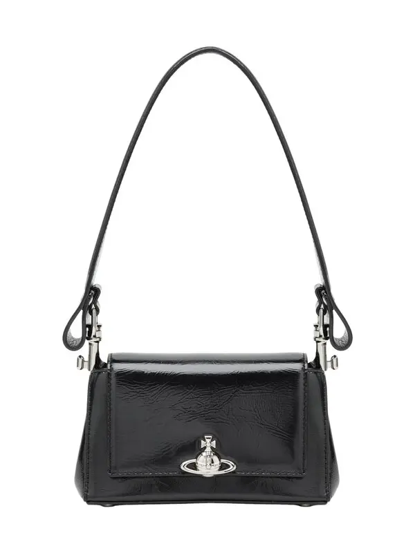 VIVIENNE WESTWOOD Hazel Small Leather Bag - Black
