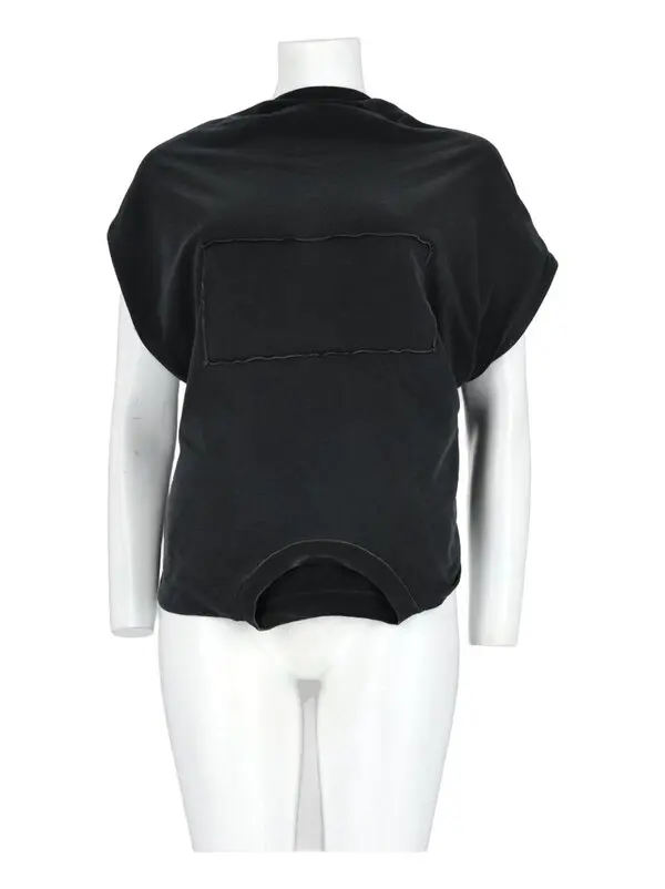 MAISON MARGIELA Top In Cotone Con Intreccio - Black