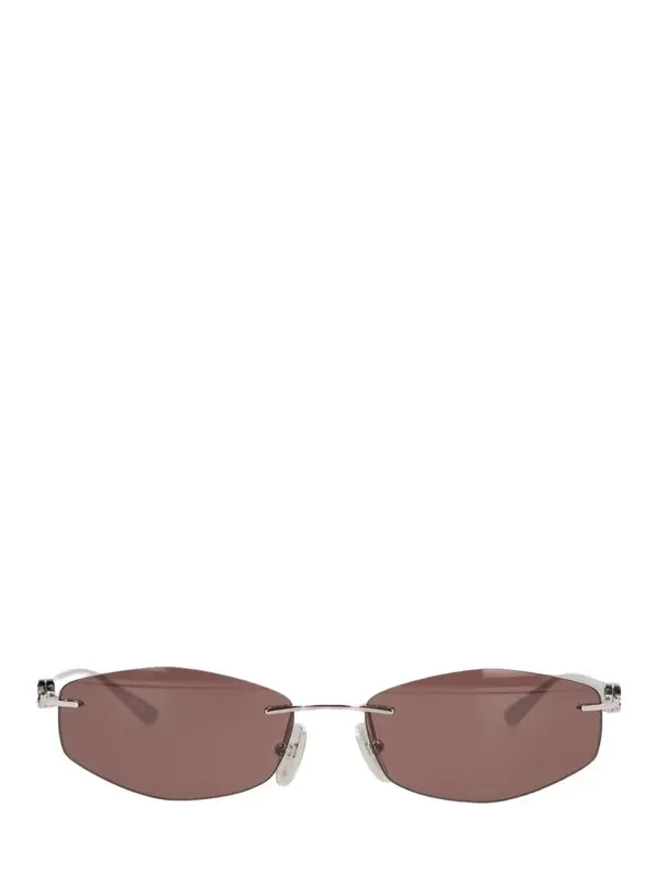 Balenciaga Occhiale D-frame Nano - Brown