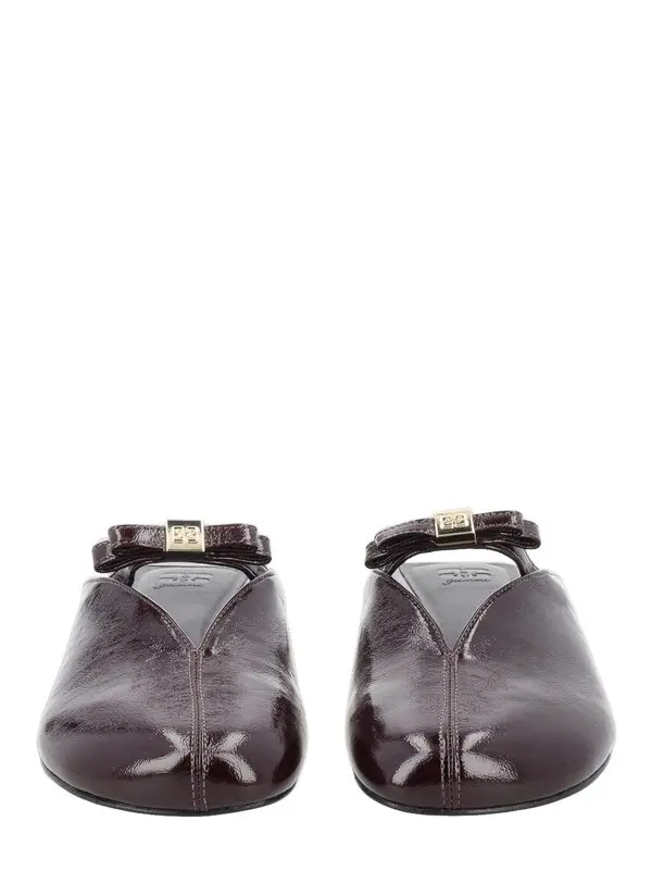 GANNI Mule Sue Con Tacco Basso - Brown