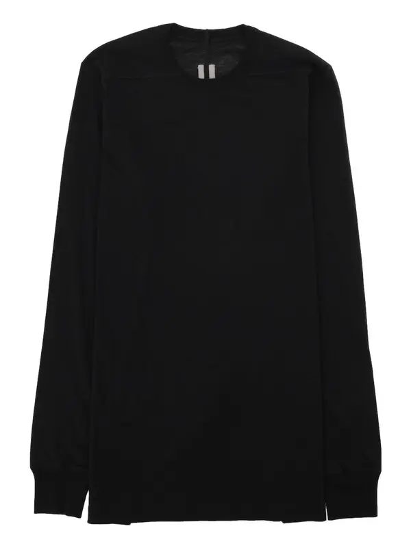 Rick Owens T-shirt Level Ls T - Black