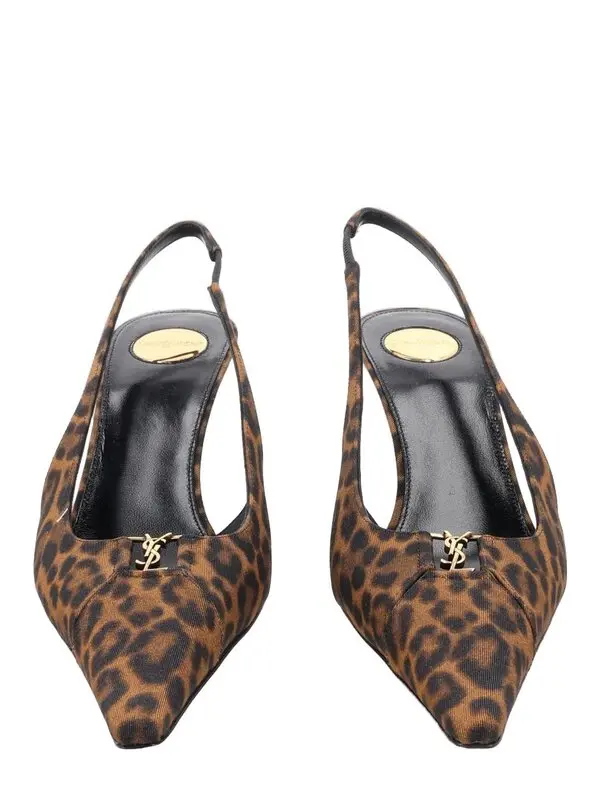 Saint Laurent Décolleté Babylone Breteuil In Gros-grain - Multicolor