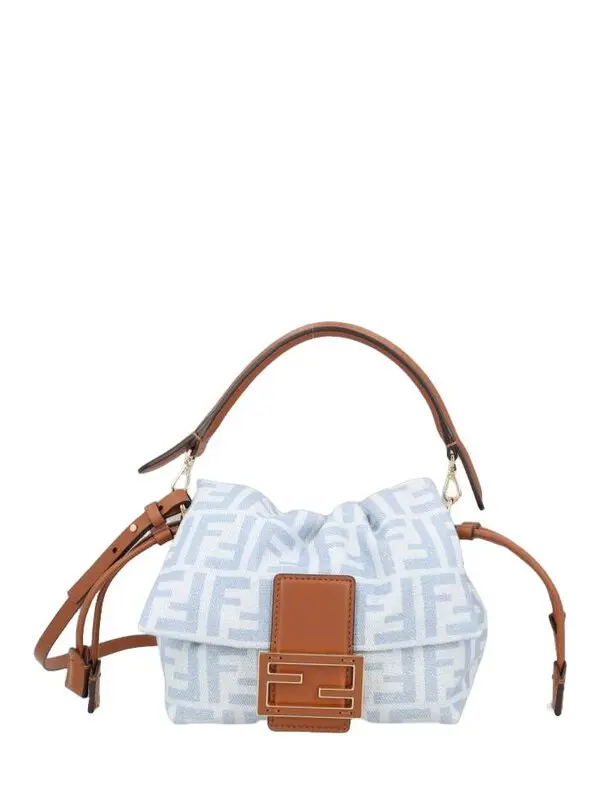 Fendi Borsa Baguette Soft Small - Blue
