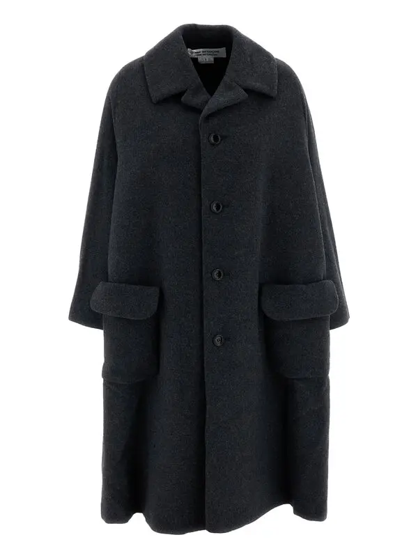 Comme Des Garçons Cappotto Lungo - Grigio