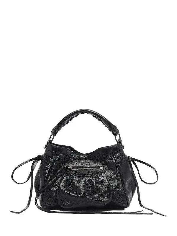 Balenciaga Le City Nano Leather Top-handle Bag - Black