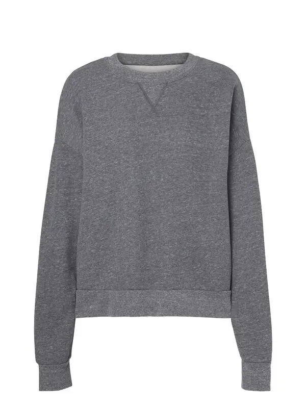 NILI LOTAN Cotton-blend Sweatshirt - Grey