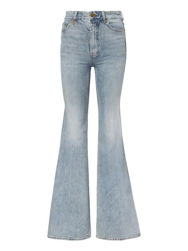 Zimmermann Faded Flared Jeans - Blue