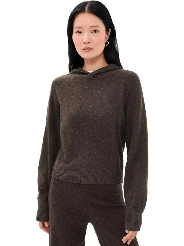 REFORMATION Reed Cashmere Hoodie - Compost