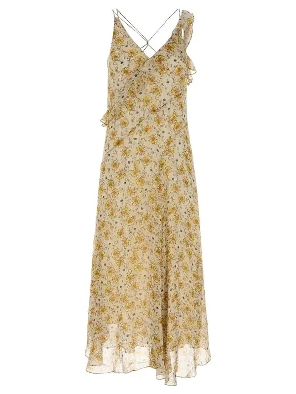 Isabel Marant Étoile Printed Chiffon Luxie Dress - Multicolor