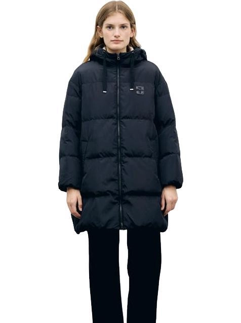 Gerard Darel Adna Hooded Insulated Puffa Coat - Black