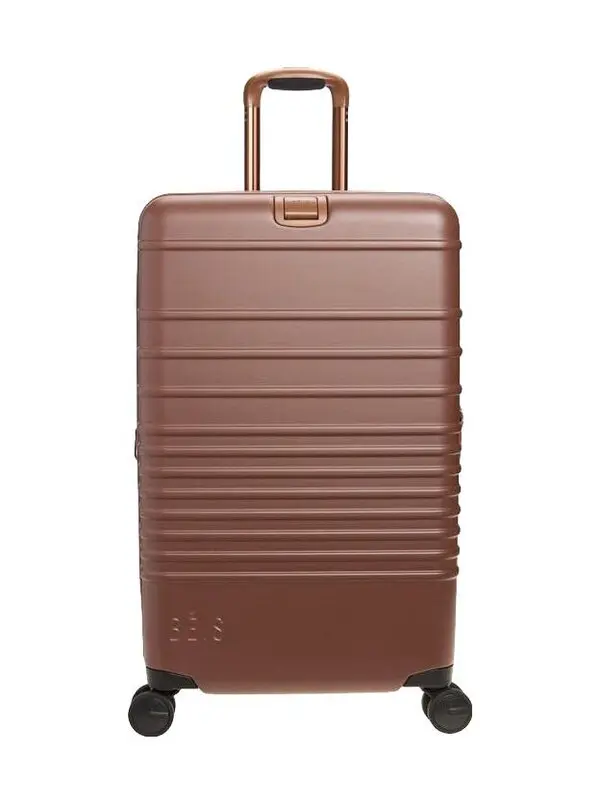 BEIS The Medium Check-in 26-inch Hardside Rolling Suitcase - Maple