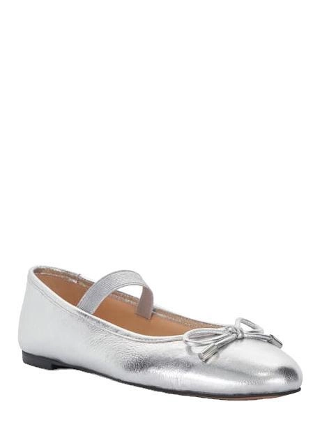 Dune London Helenas Mary Jane Flat - Silver