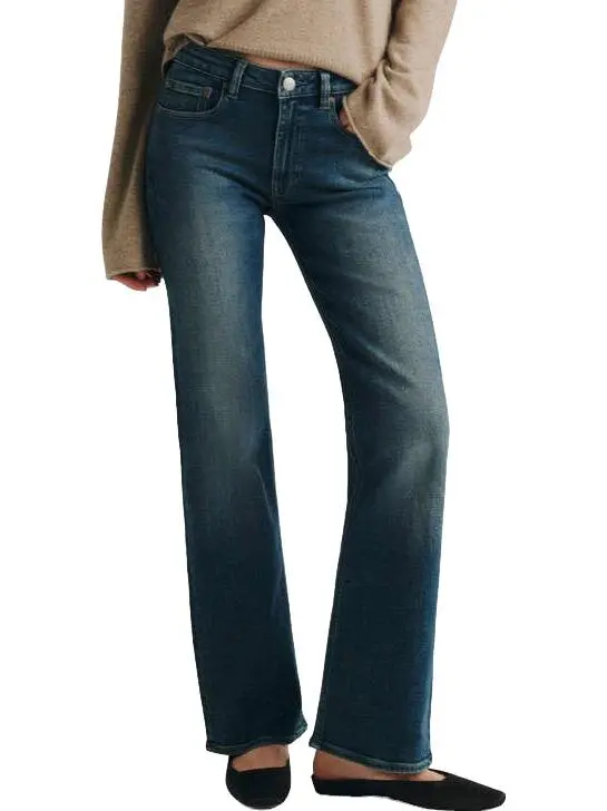 DL1961 Bella Mid Rise Slim Bootcut Jeans - Deep Willow
