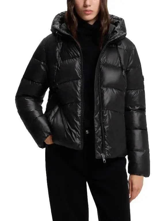 BOSS Pepulina Water Repellent Puffer Jacket - Black