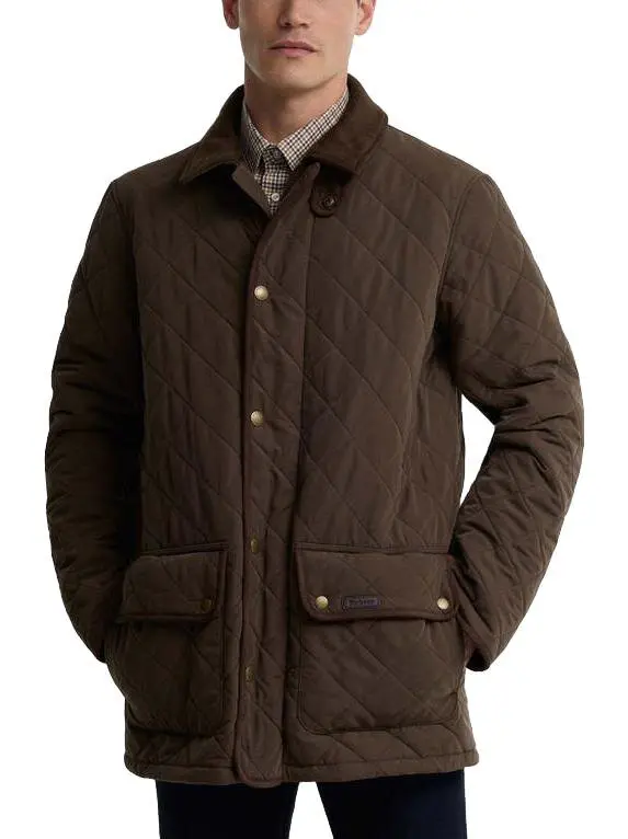 Barbour Thursby Polarquilt Jacket - Dark Olive