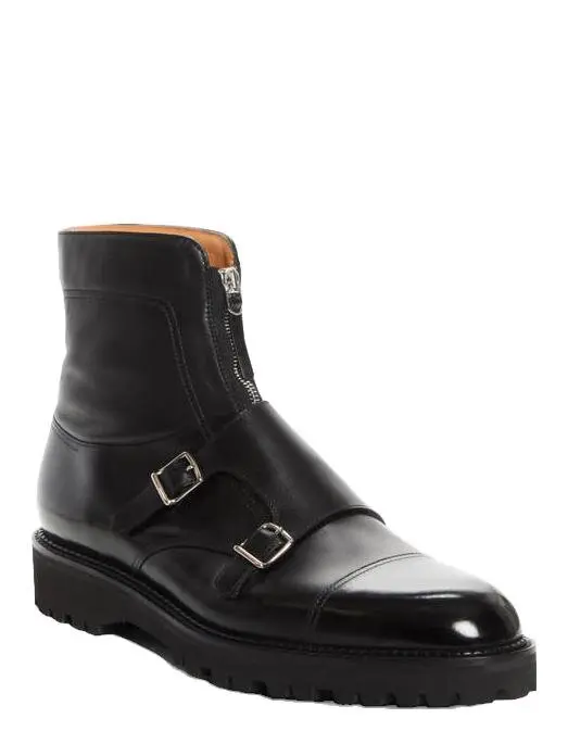 John Lobb William Leather Boot - Black
